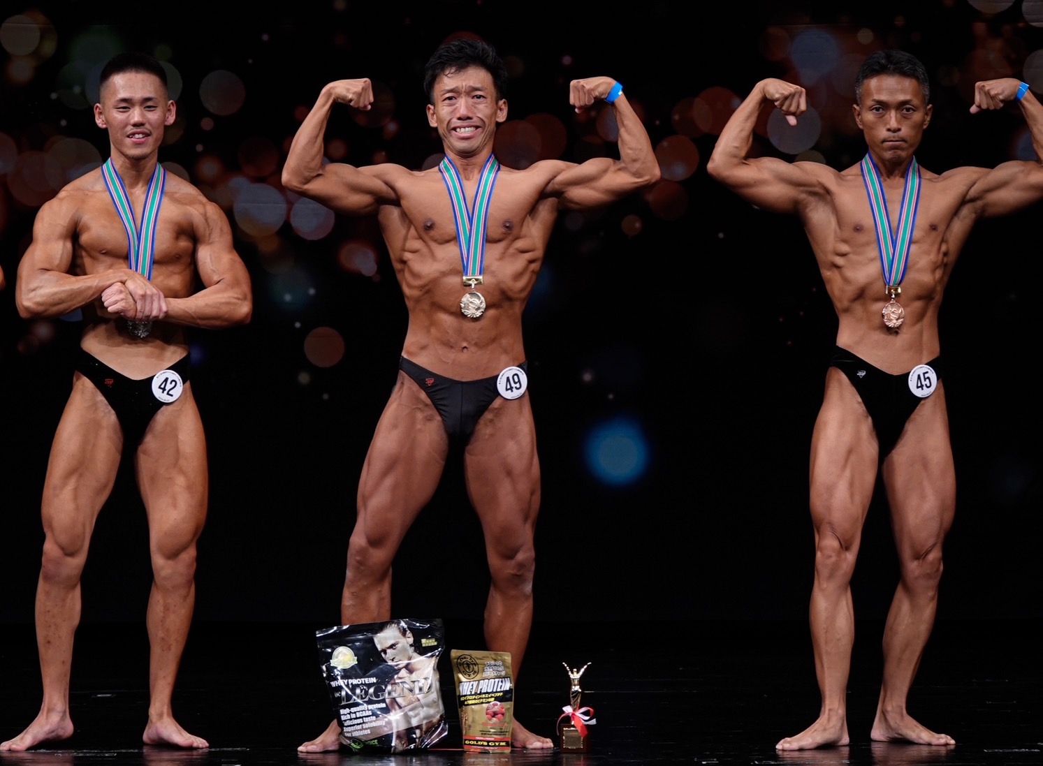 北川俊一選手がJBBFボディビルの大会にて優勝 - 遺伝子トレーニング研究所